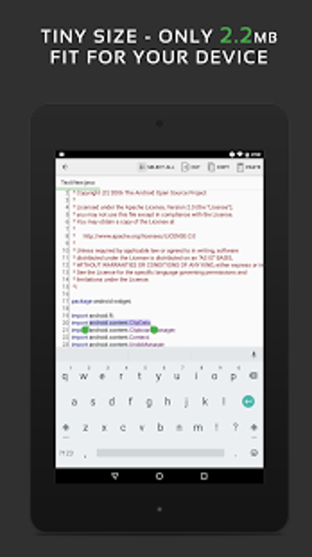 Android 용 QuickEdit Text Editor - Writer Code Editor APK - 다운로드