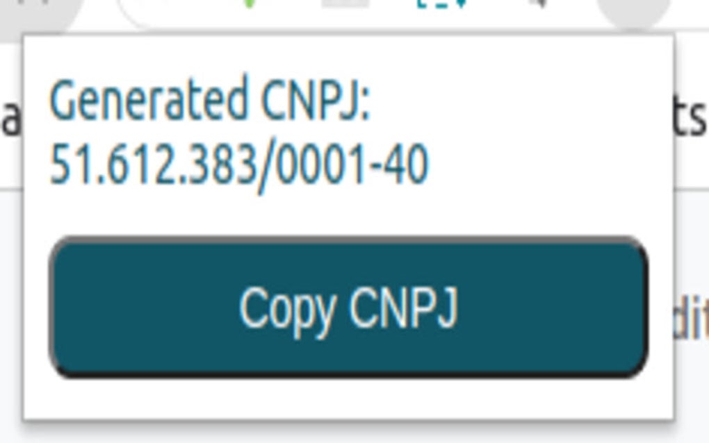 Panda CPF/CNPJ Generator for Google Chrome - Extension Download