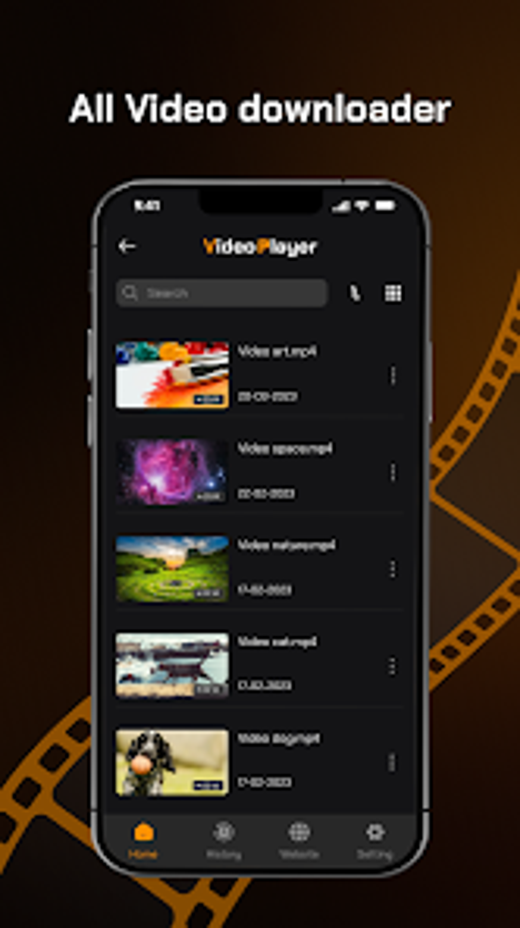 All Video Downloader Player for Android - Download