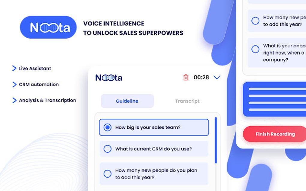 Noota - Screen Recorder & Meeting Assistant for Google Chrome ...