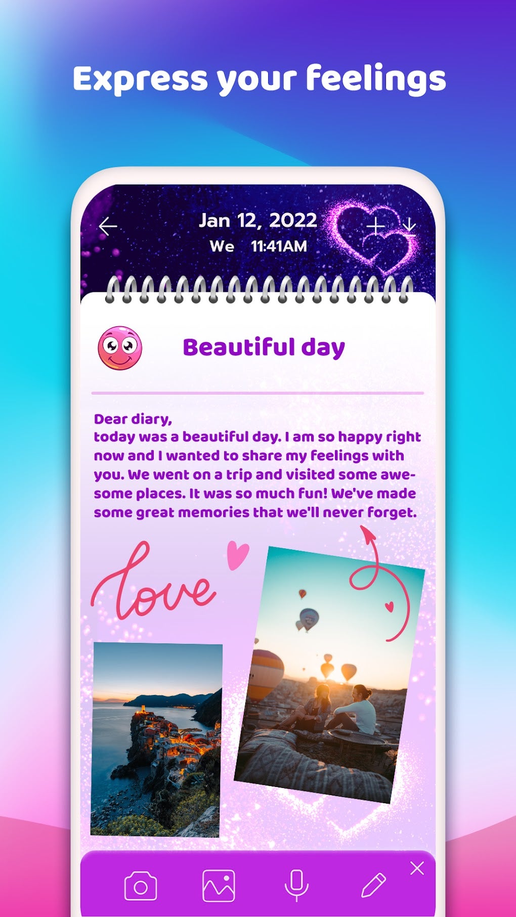 My Secret Diary with Lock for Android - Download