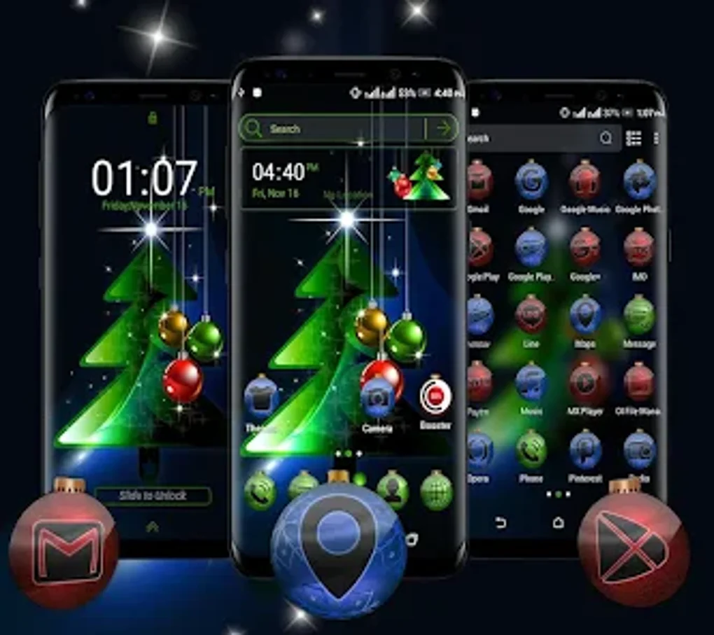 Christmas Tree Launcher Theme for Android - Download