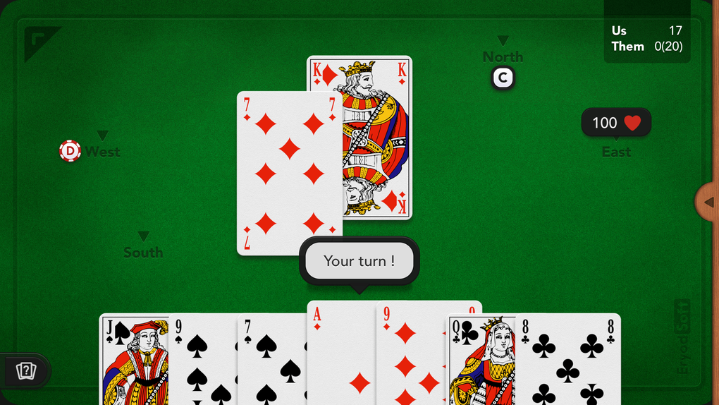 iPhone için Coinche Belote Contrée - İndir