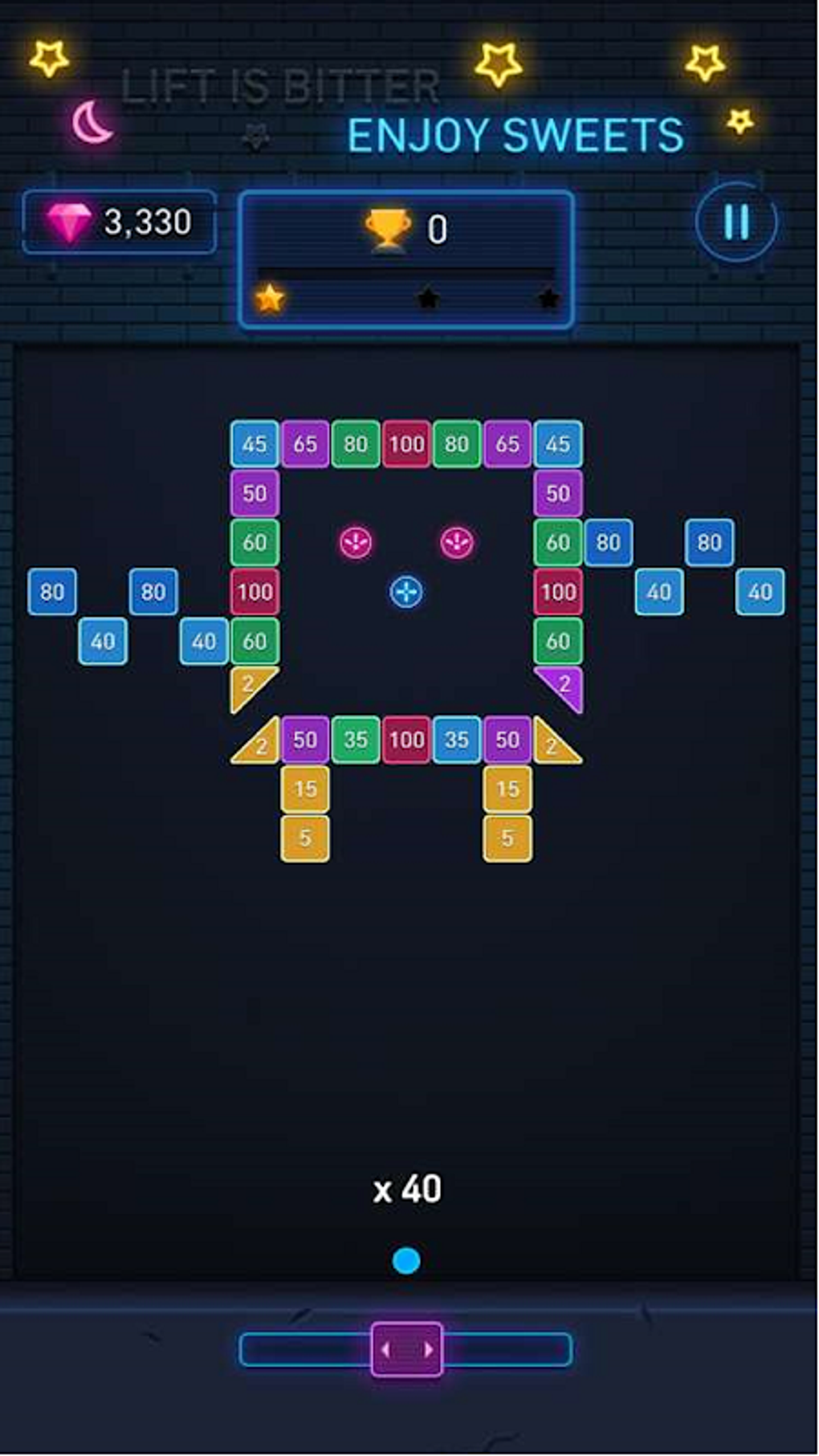 Brick Breaker: Neon-filled hip hop! para Android - Descargar