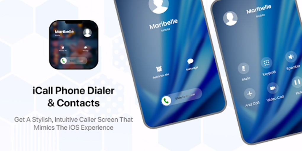 iCall Phone Dialer Contacts สำหรับ Android - ดาวน์โหลด