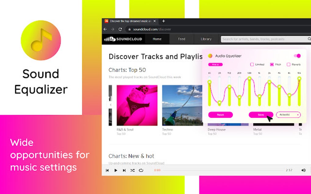 Sound Equalizer para Google Chrome - Extensión Descargar