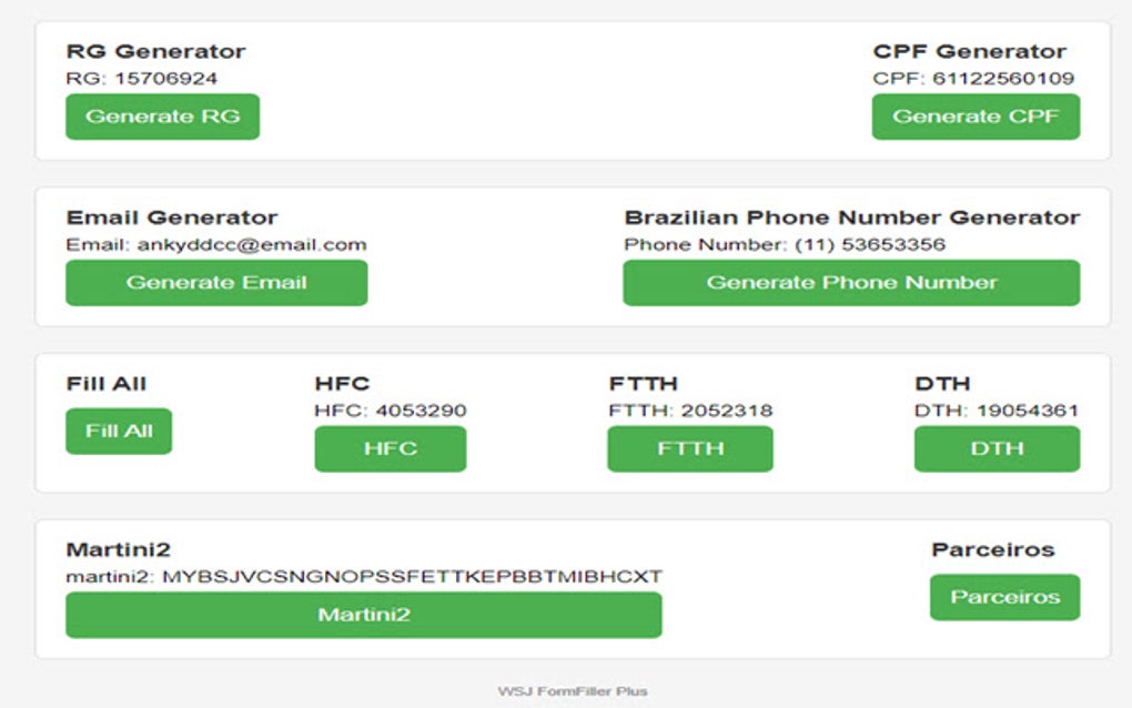 WSJ FormFiller Plus for Google Chrome - Extension Download