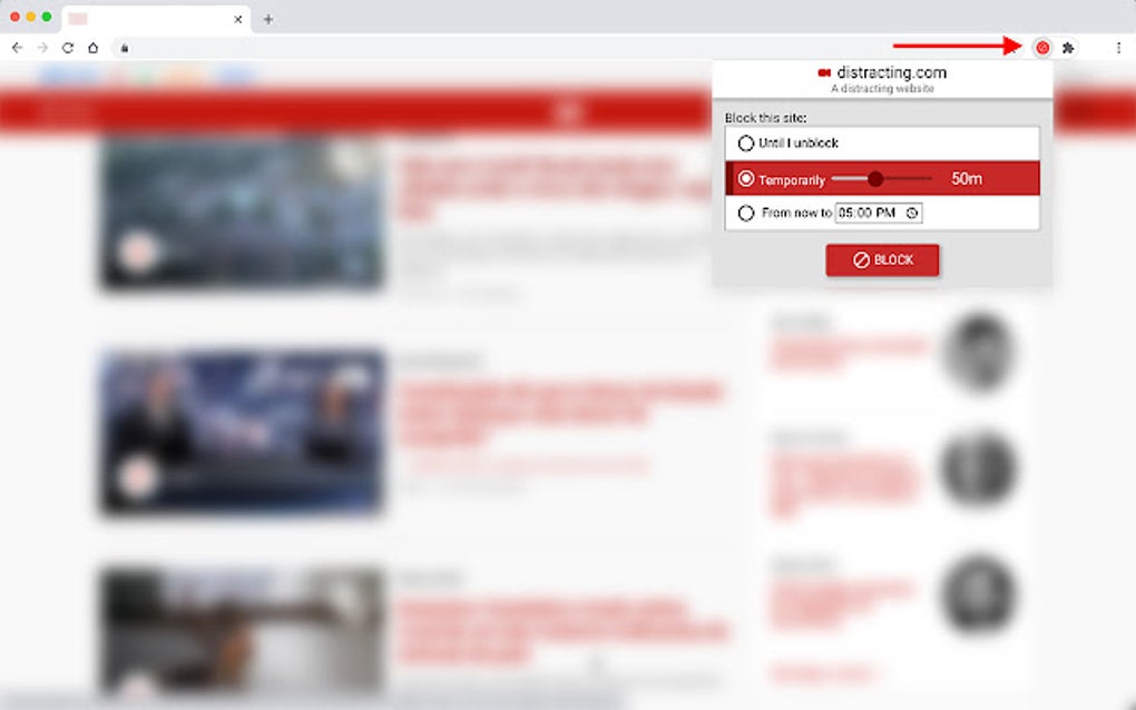 Simple Site Blocker para Google Chrome - Extensión Descargar