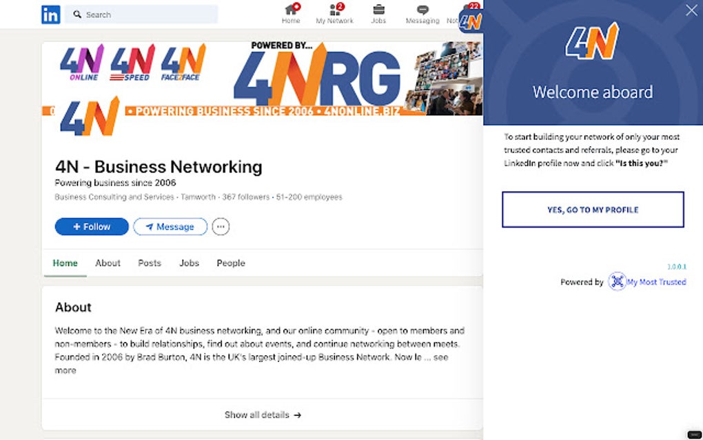 4N - Meet, Like, Know, Trust pour Google Chrome - Extension Télécharger