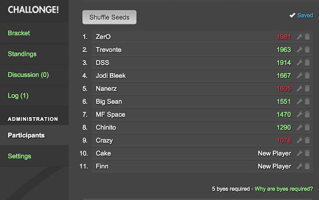 Norcal Challonge Autoseeder para Google Chrome - Extensión Descargar