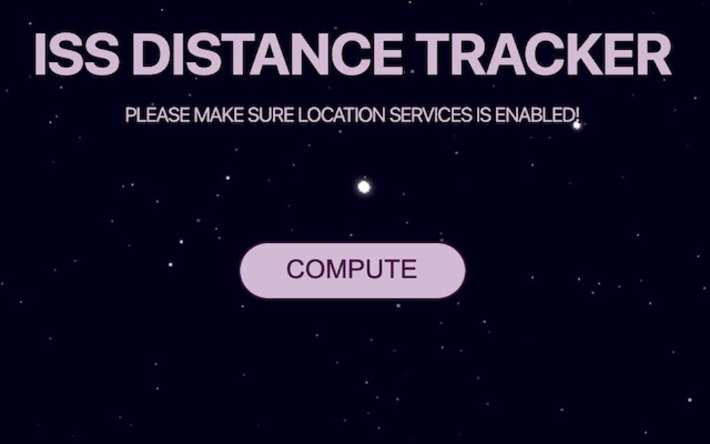 ISS Distance para Google Chrome - Extensión Descargar