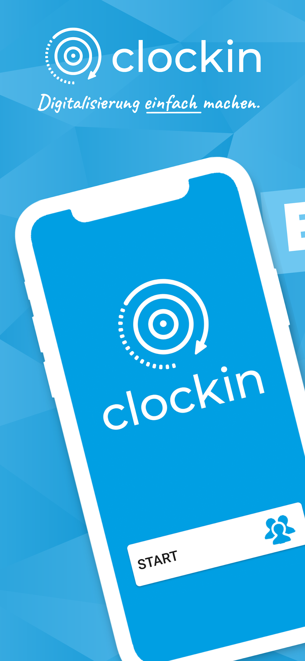 clockin - Zeiterfassung per Ap für Android - Download