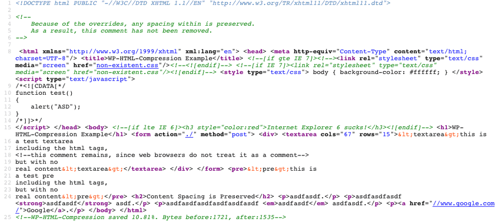 WP-HTML-Compression para WordPress - Descargar