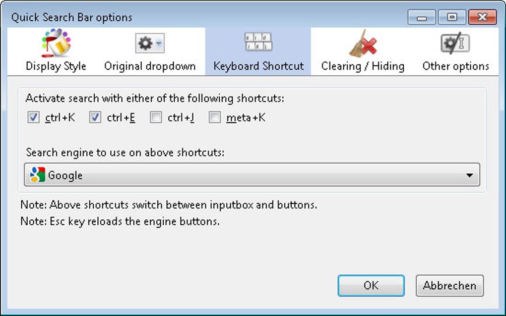Quick Search Bar - Download