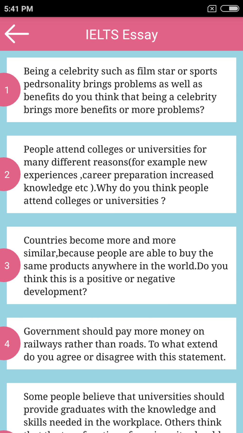 IELTS Essay Writing Task 2 APK Android 