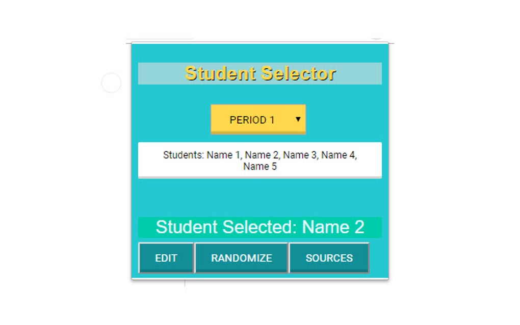 Student Randomizer for Google Chrome - Extension Download
