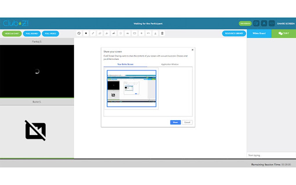 ClubZ Screen Sharing para Google Chrome - Extensão Download