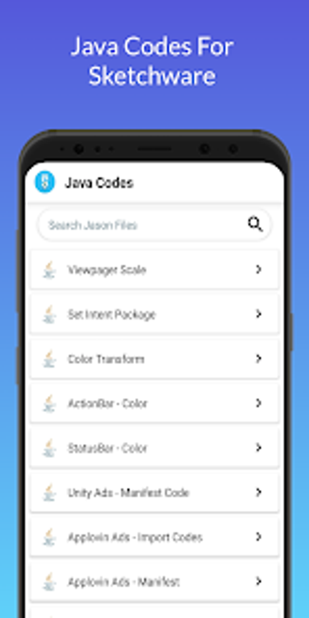 Android 용 Java Codes For Sketchware - 다운로드