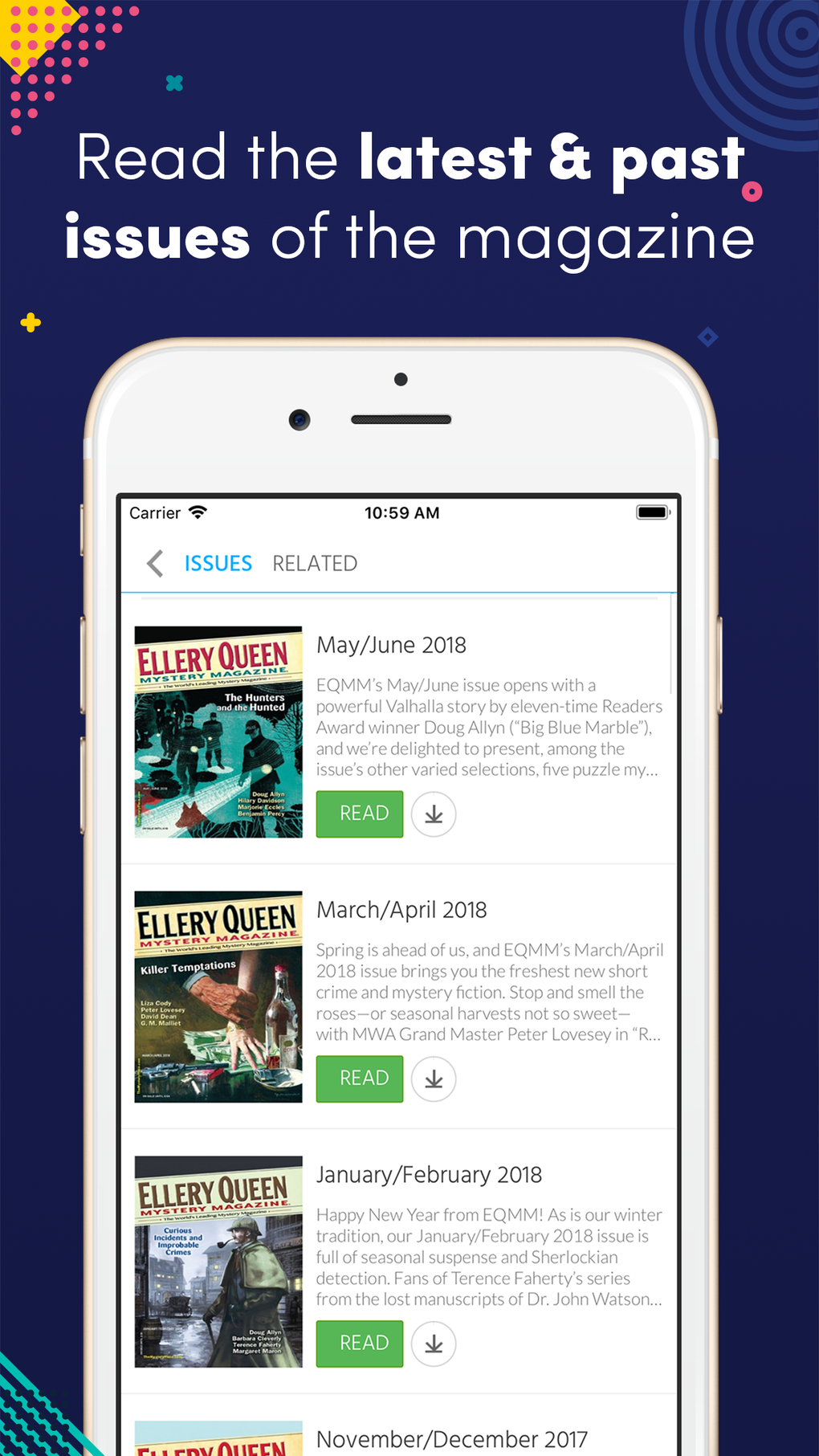 Ellery Queen Mystery Magazine for iPhone - Download