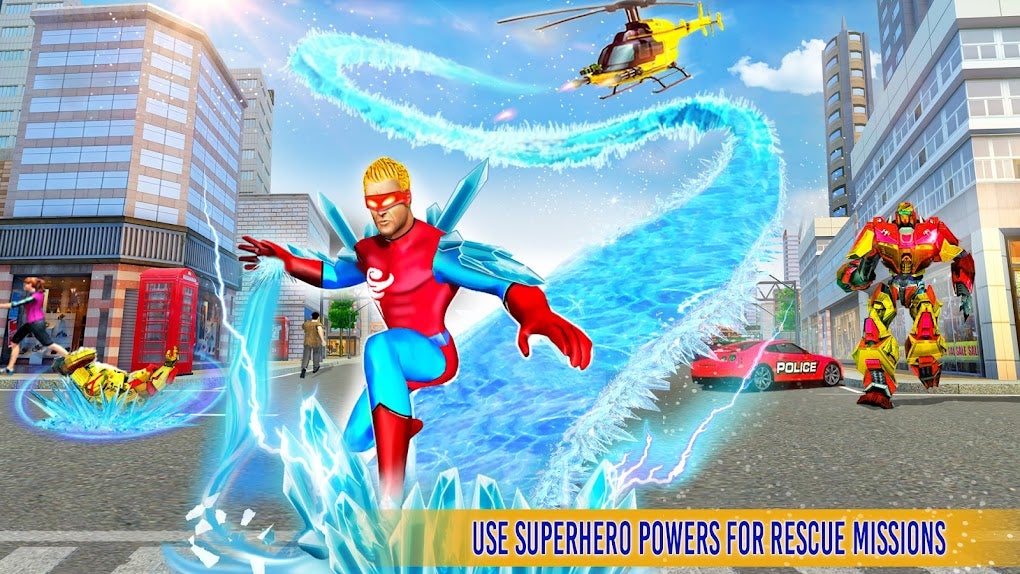 Snow storm ice hero robot game para Android - Descargar
