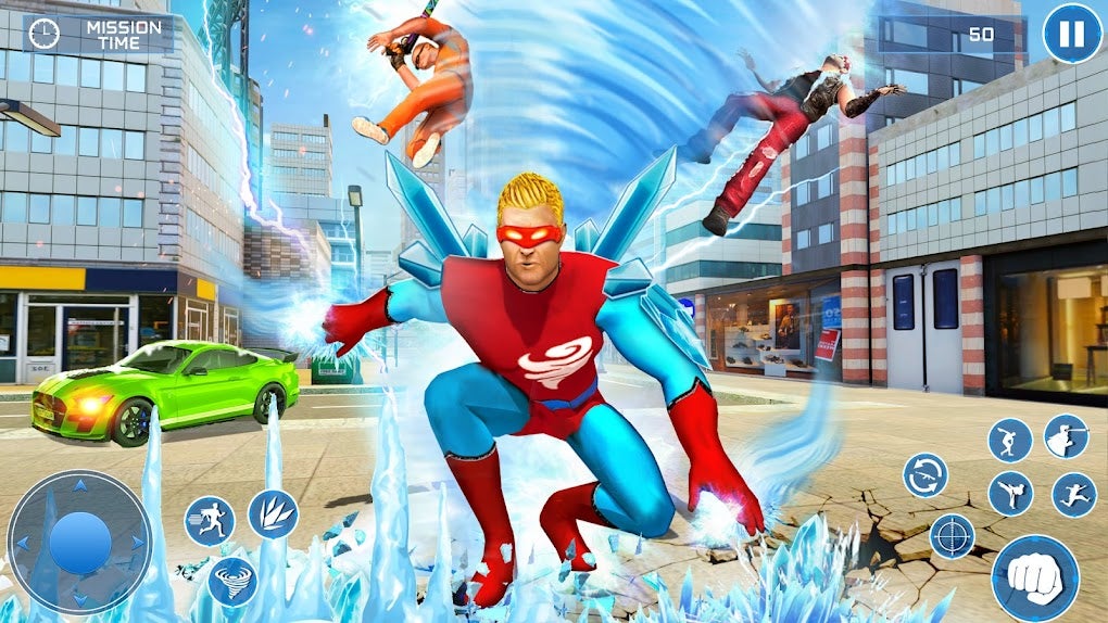 Snow storm ice hero robot game for Android - Download