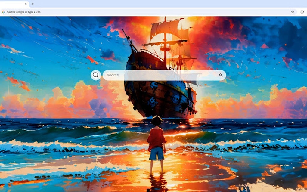 Luffy Kid Pirate Ship Live Wallpaper para Google Chrome - Extensión Descargar