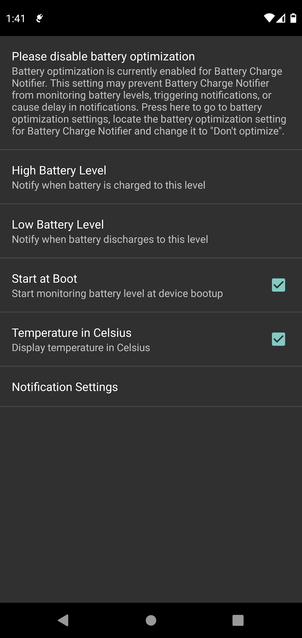 Battery Charge Notifier APK for Android - Download