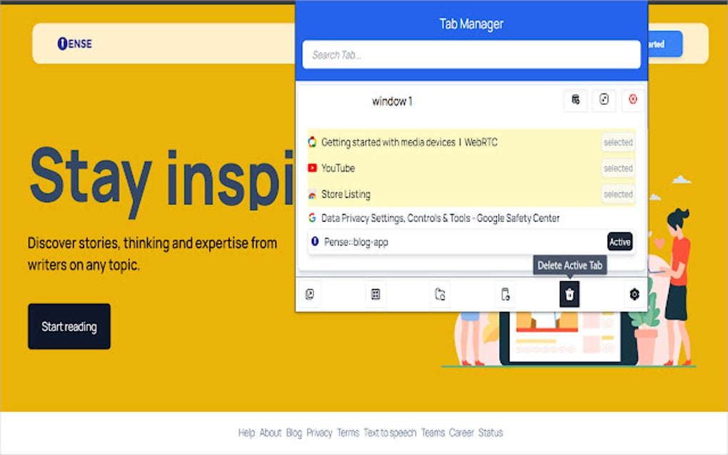Tab Manager Extension for Google Chrome - Extension Download