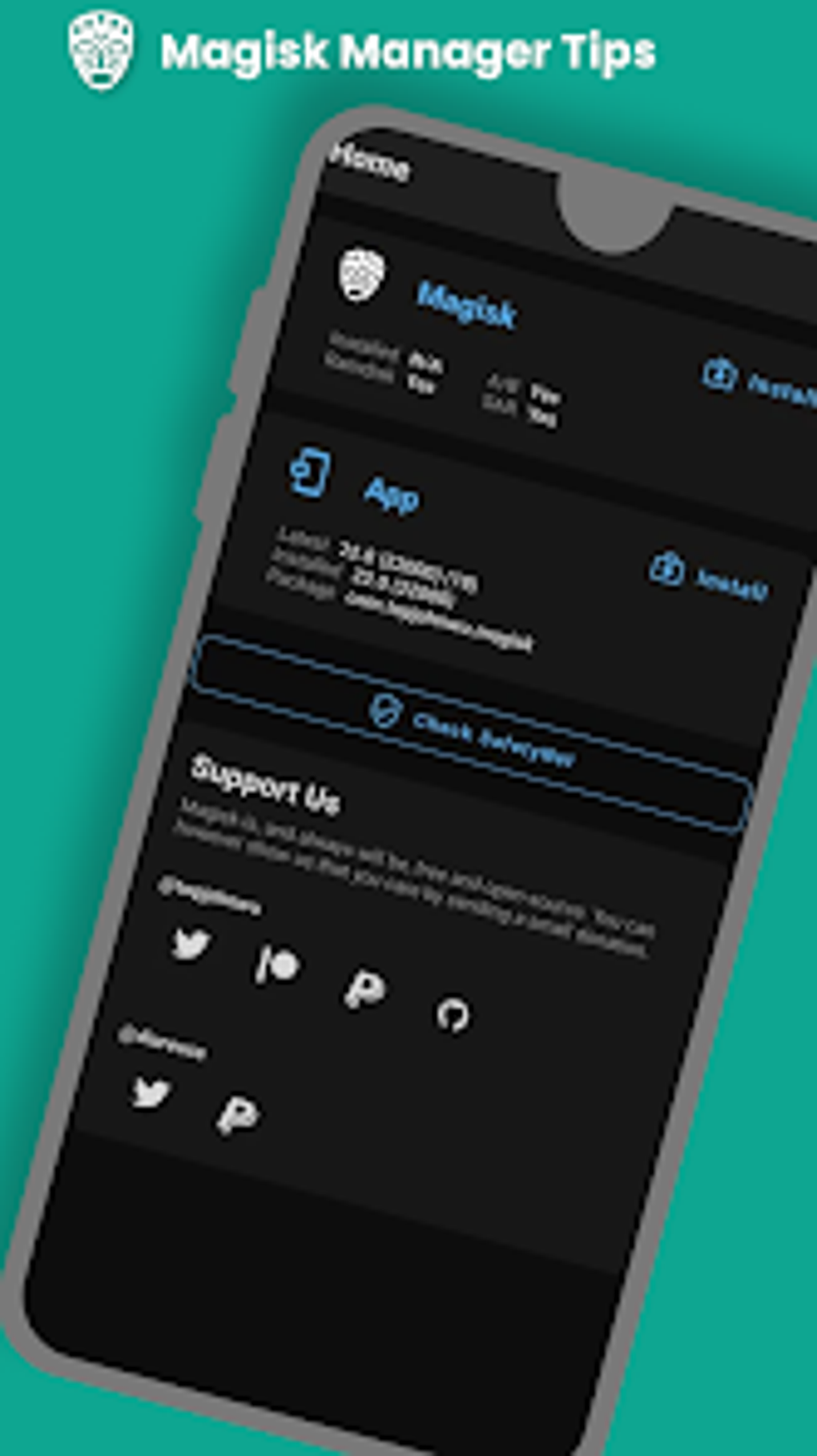 Magisk Manager Tips per Android - Download