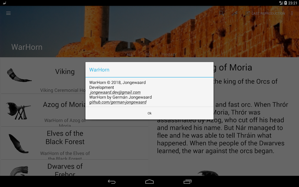 WarHorn - Sounds of War Horn! APK per Android - Download