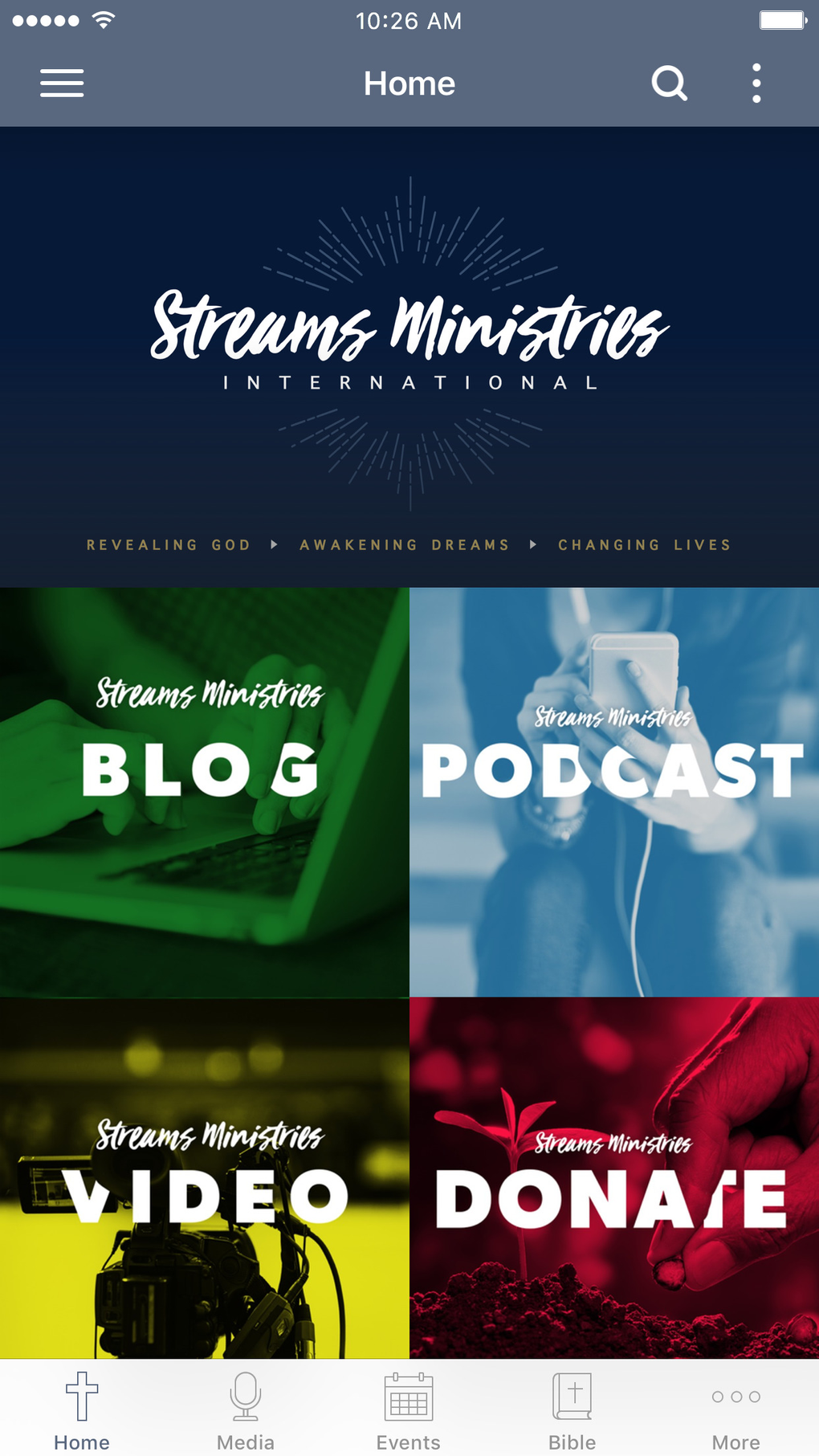 Streams Ministries Intl. for iPhone - Download