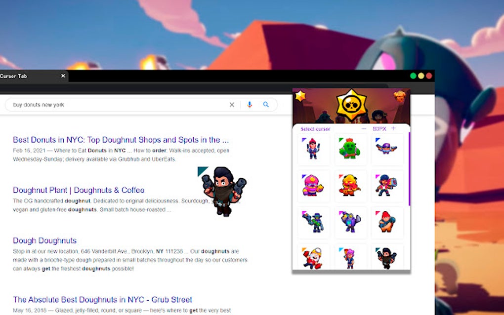 Brawl stars Cursor Google Chrome için - Eklenti İndir