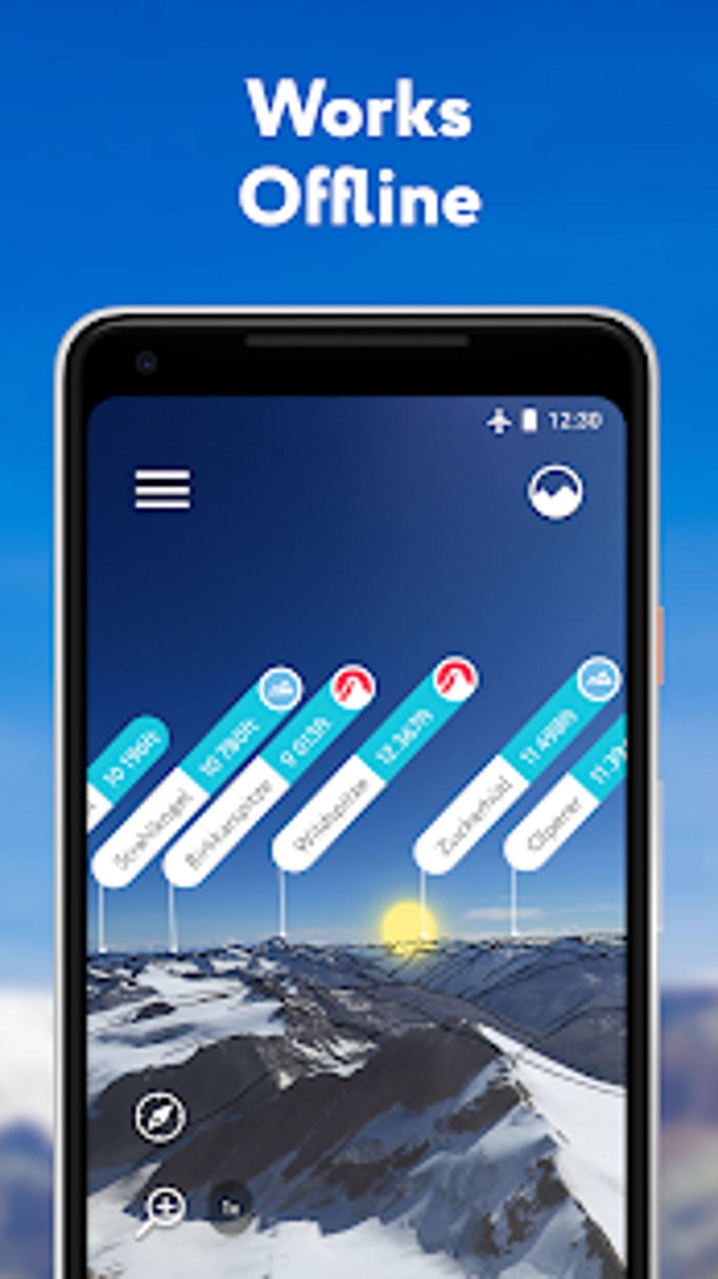 PeakVisor - 3D Maps Peaks Identification per Android - Download