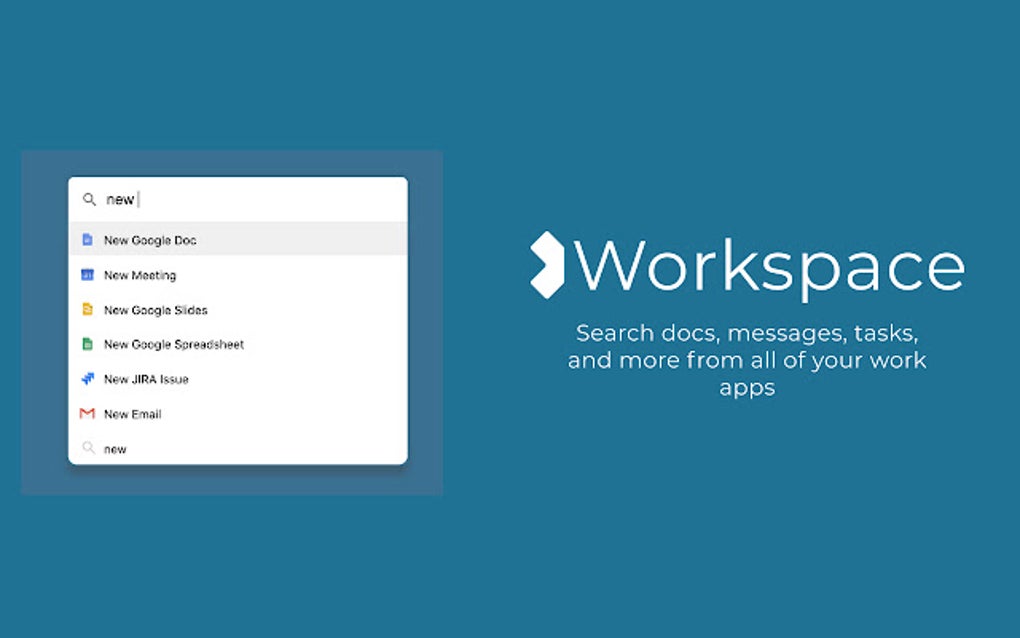 Workspace New Tab para Google Chrome - Extensión Descargar