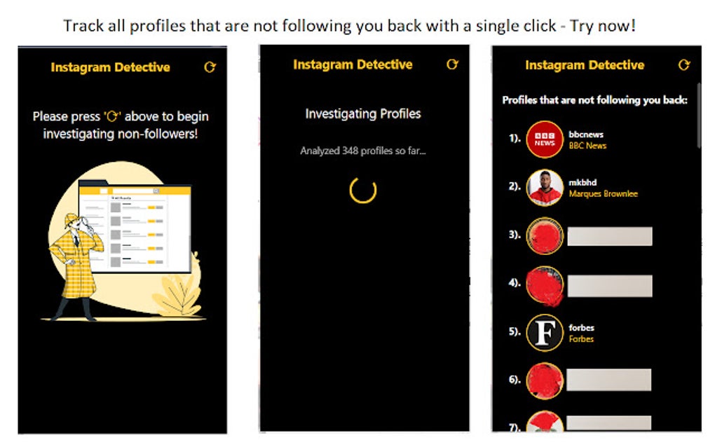 Unfollower Tracker for Instagram for Google Chrome - Extension Download