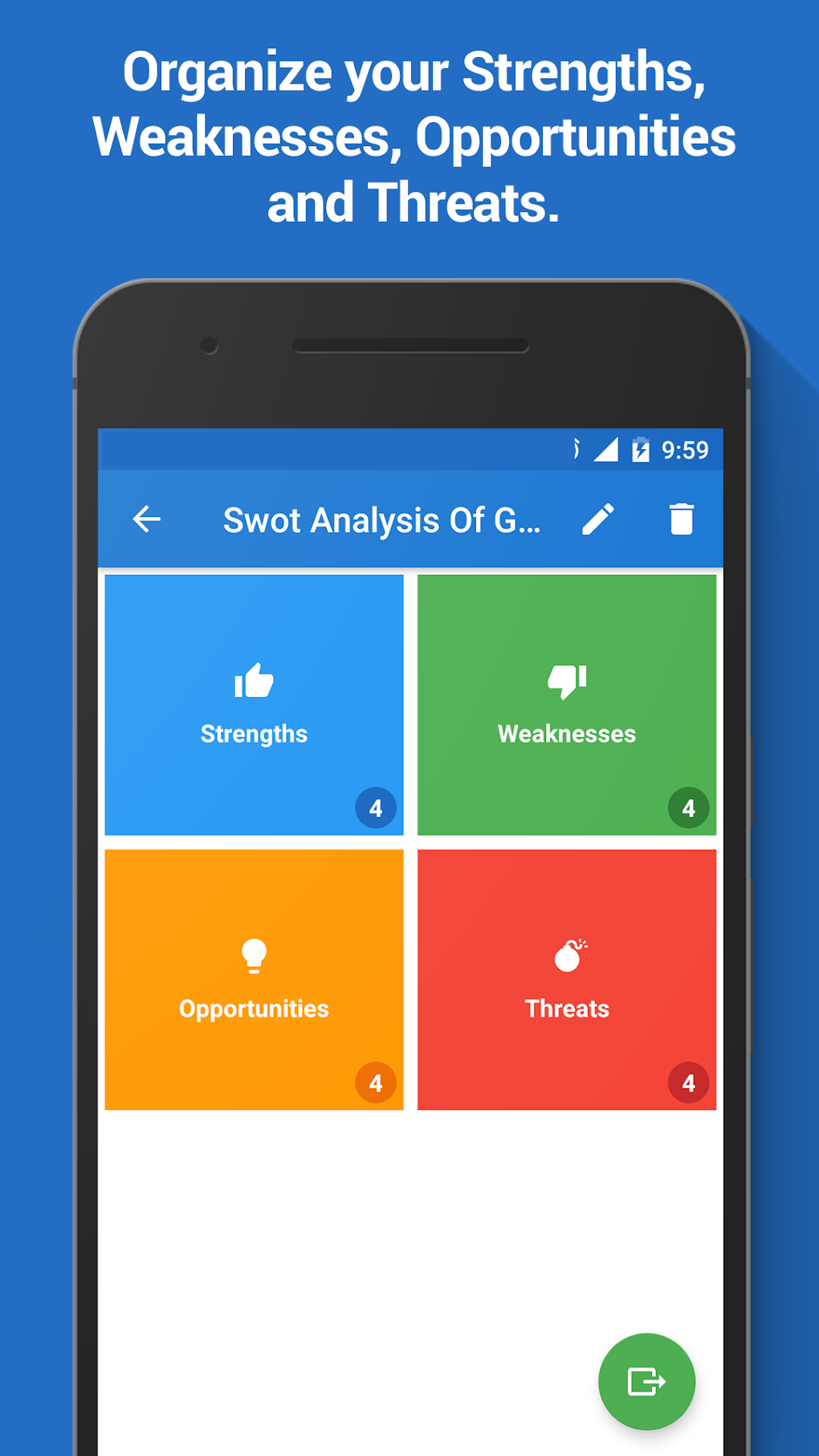 Business Model Canvas SWOT for Android - Download