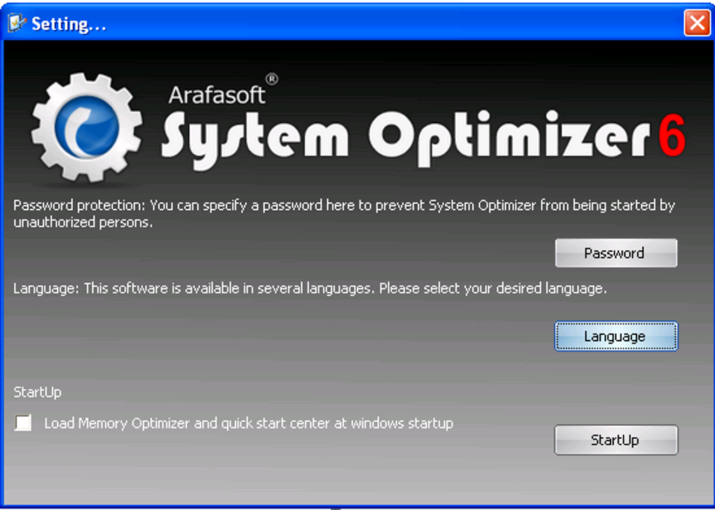 Arafasoft System Optimizer - Descargar