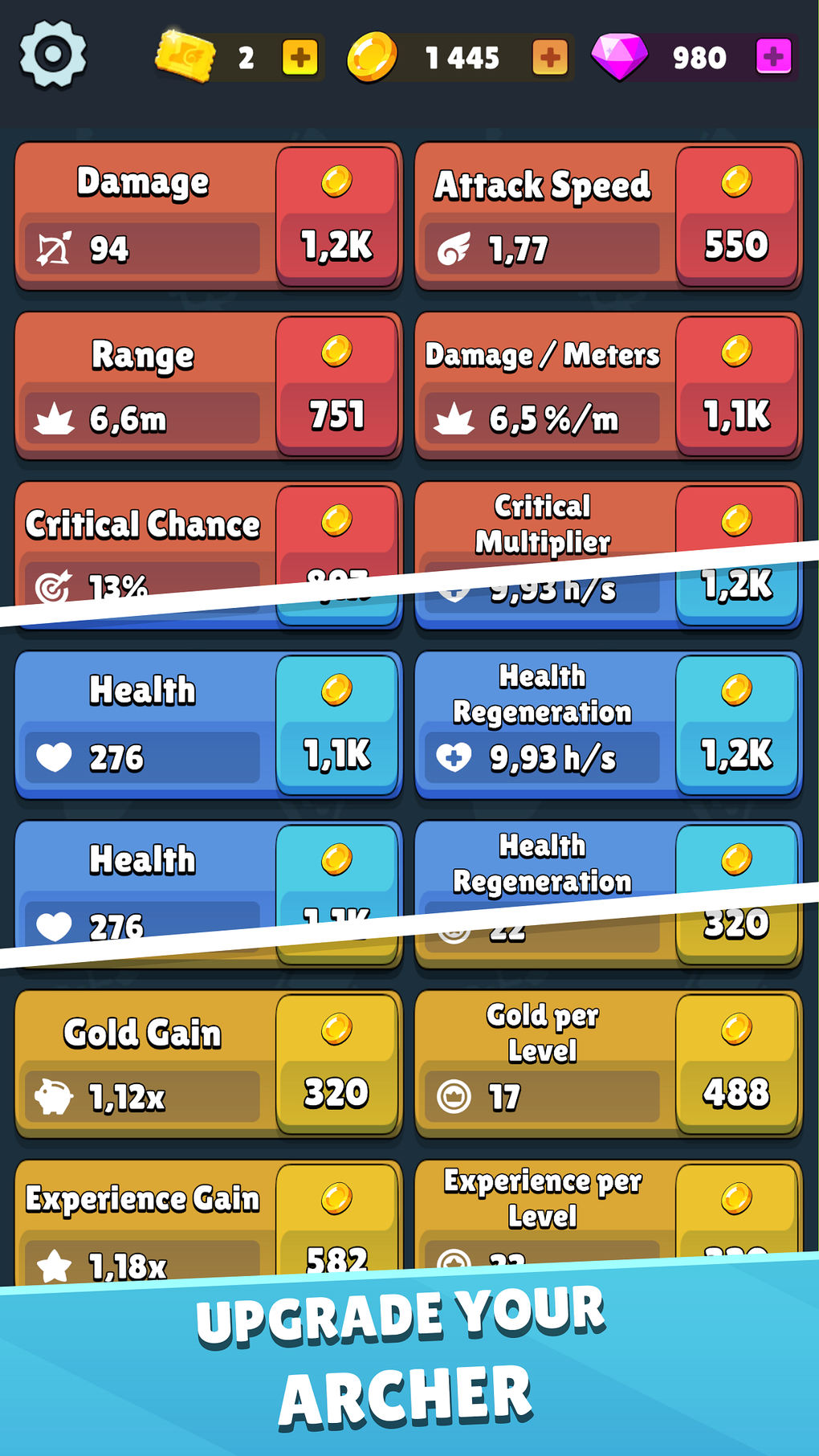 Idle Archer Tower Defense Rpg Para Iphone Descargar