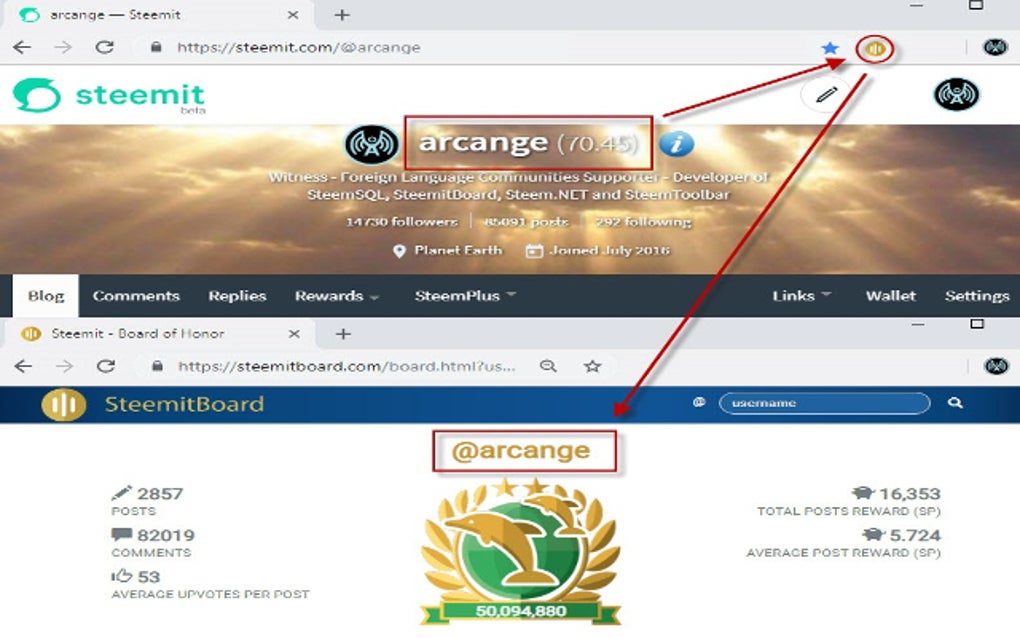 SteemitBoard viewer for Google Chrome - Extension Download