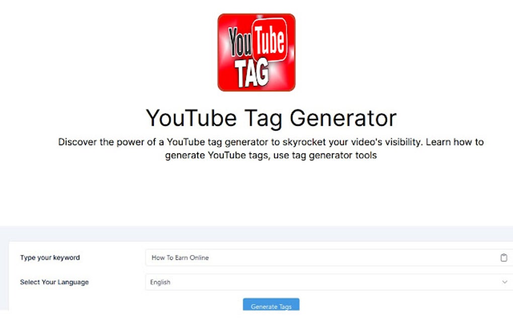 YouTube Tag Generator für Google Chrome - Erweiterung Download