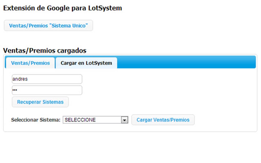 Lector LotSystem for Google Chrome - Extension Download