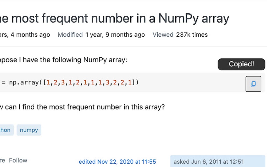 CodeCopier for Google Chrome - Extension Download