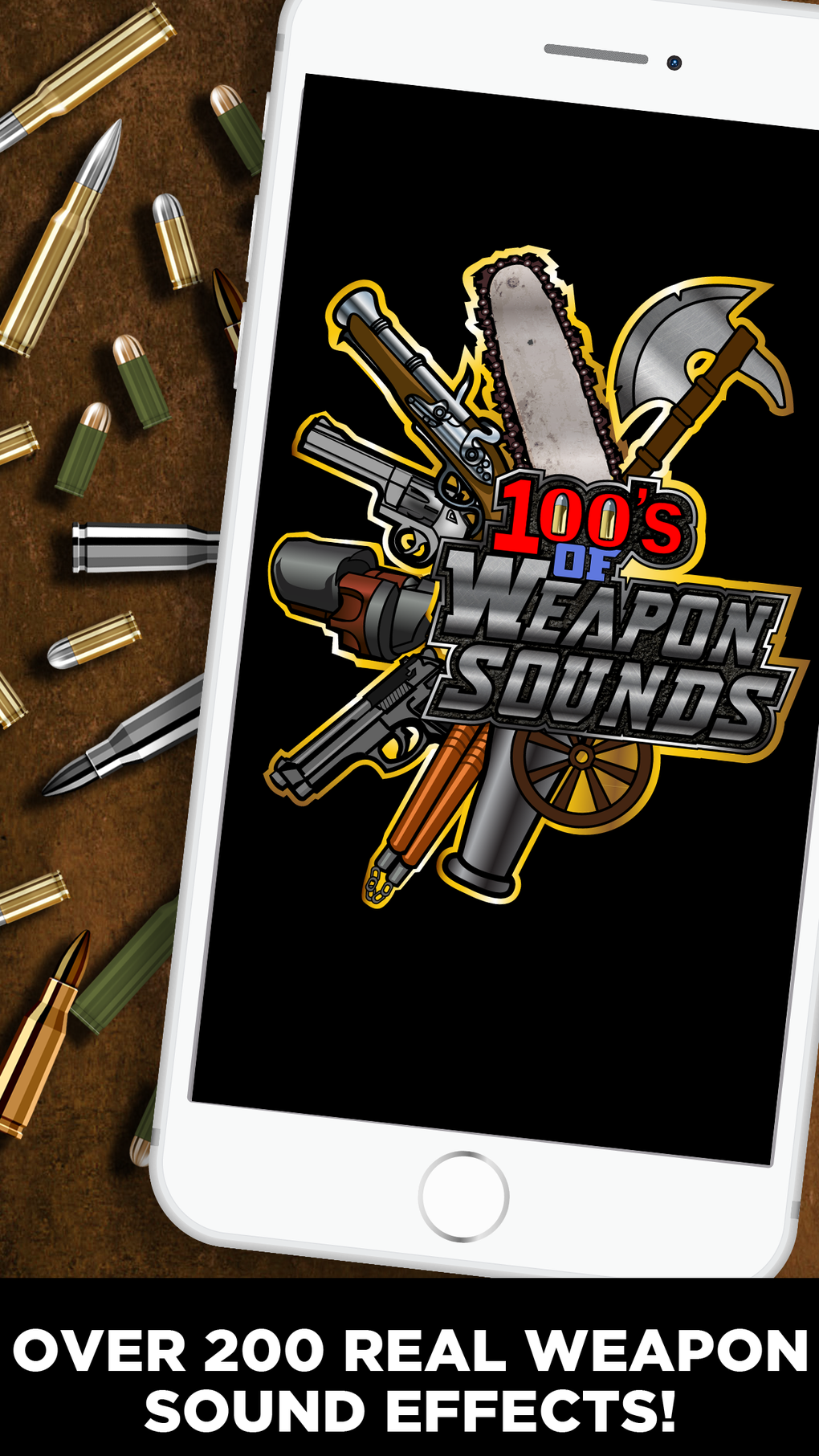 100s of Weapon Sounds Pro para iPhone - Descargar