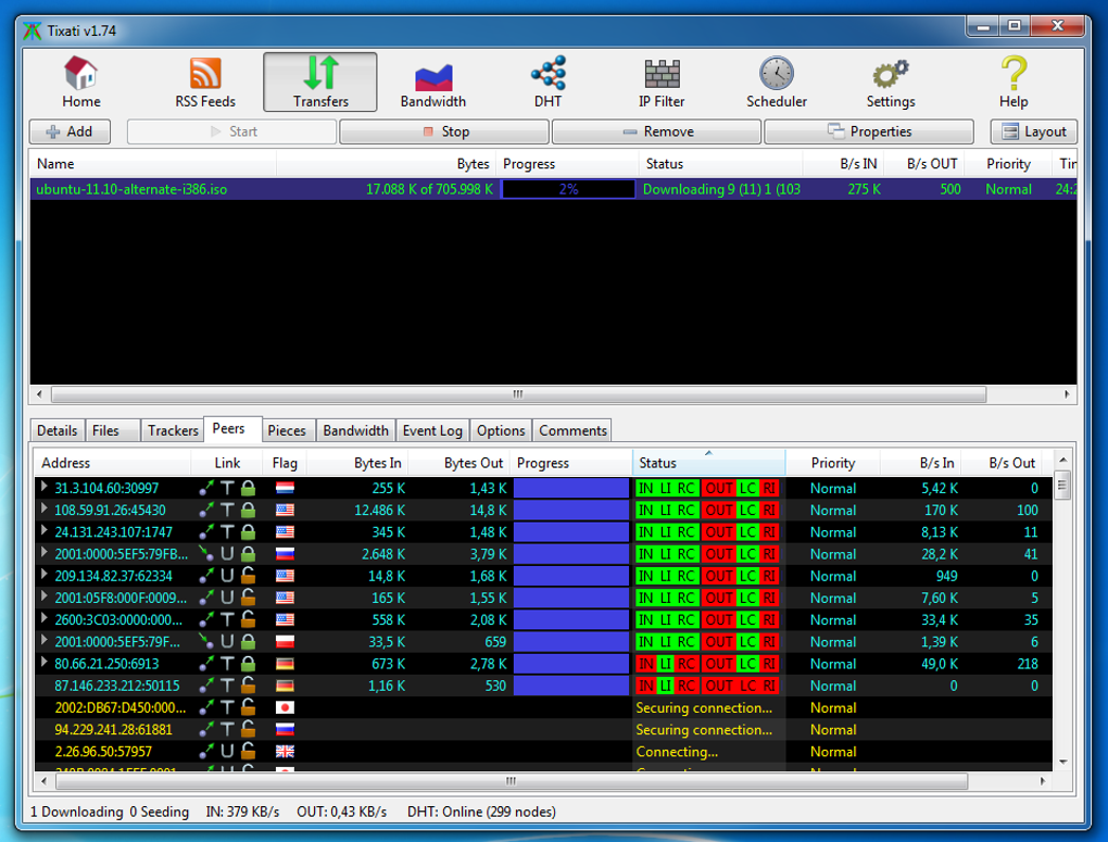 Tixati Portable - Descargar