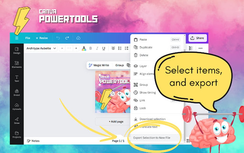 Canva PowerTools Google Chrome 용 - 확장 프로그램 다운로드