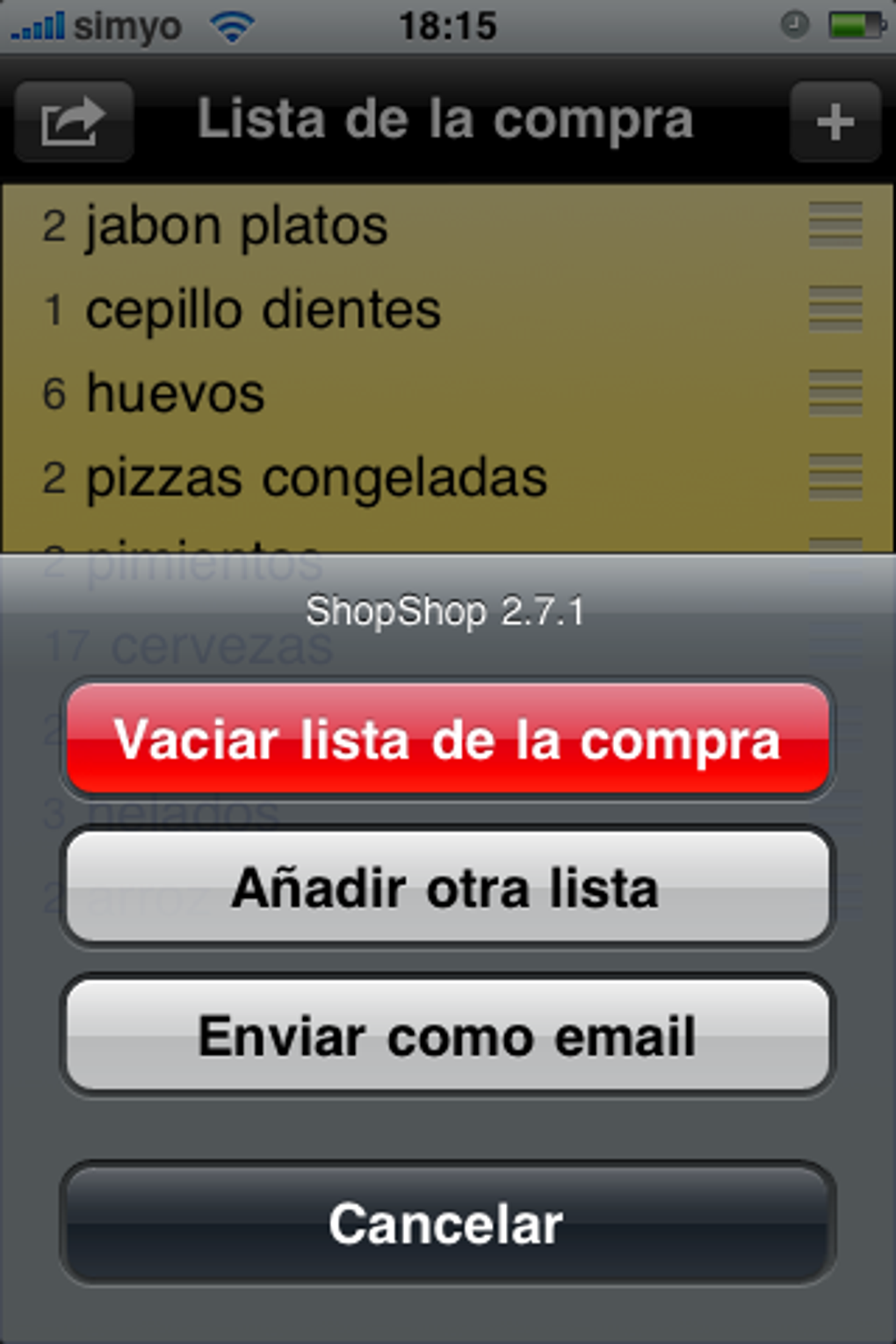 ShopShop - Shopping List para iPhone - Descargar
