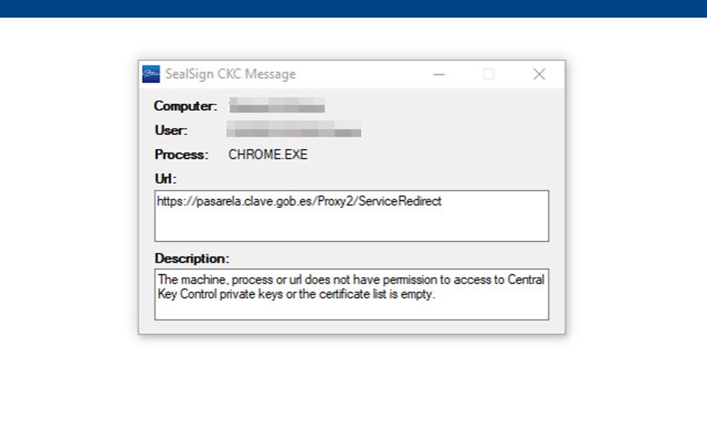 SealSign Central Key Control Google Chrome 용 - 확장 프로그램 다운로드