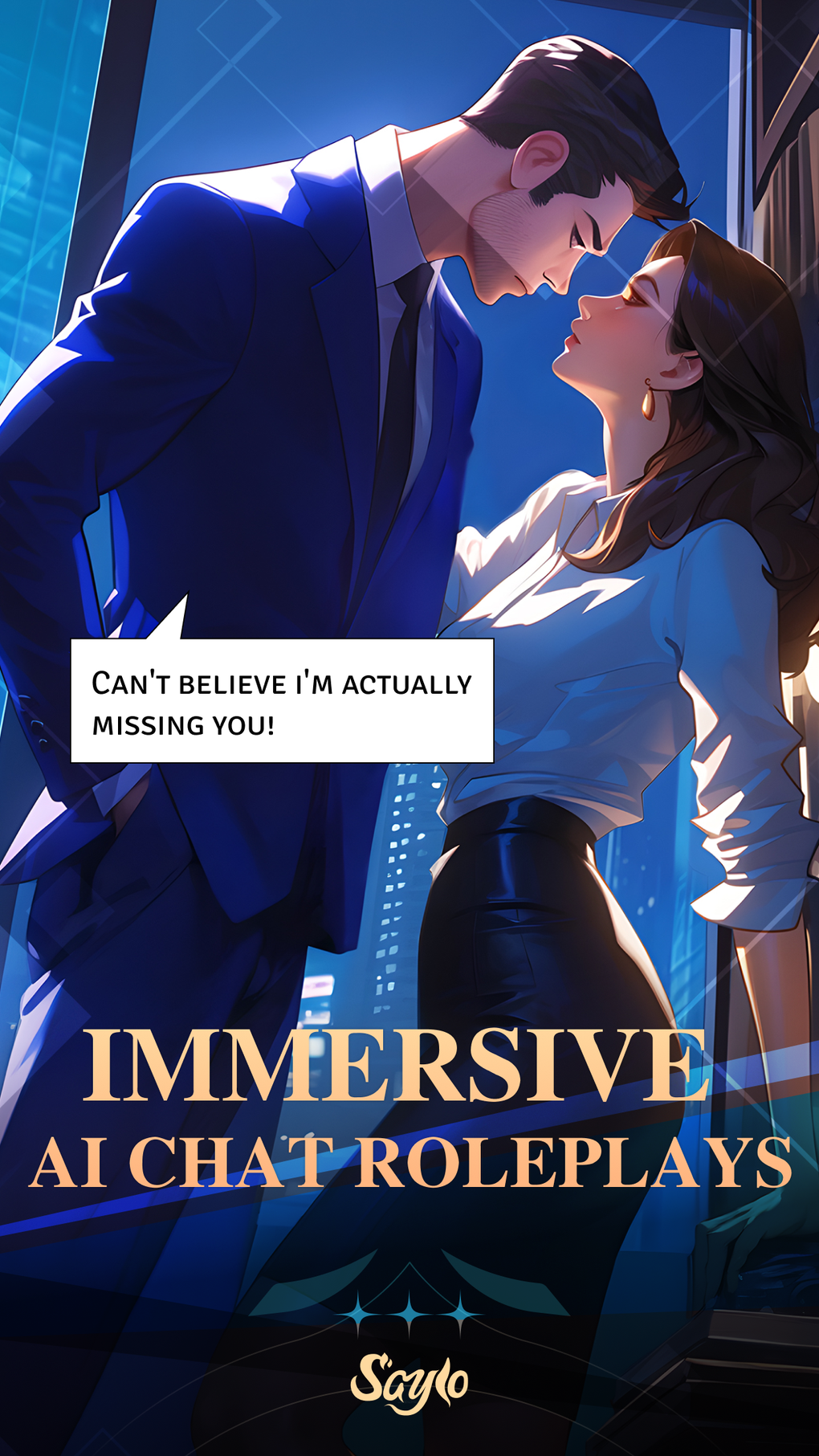 Saylo: AI Character Story Chat per iPhone - Download