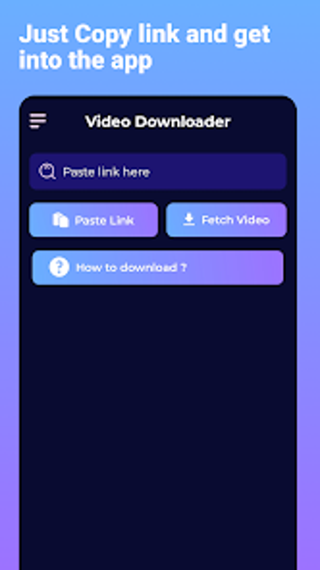 Android 용 Video Downloader App - 다운로드
