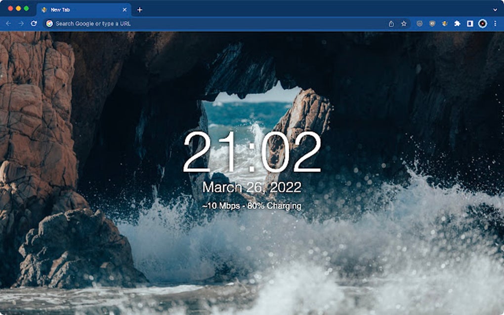 Simple New Tab Page para Google Chrome - Extensión Descargar